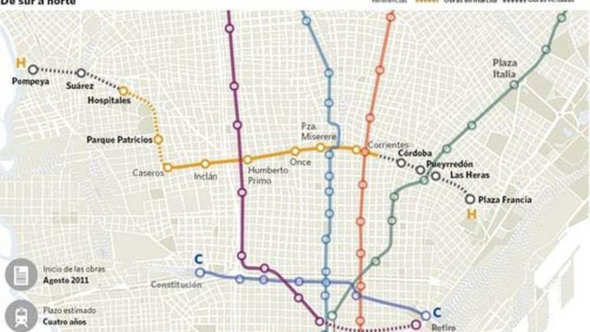 El Subte tiene una 2da. estación en Parque Patricios