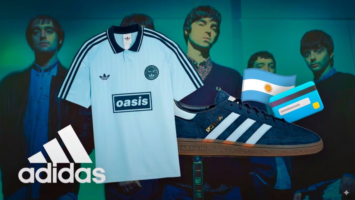 Adidas x Oasis: La colección que desembarca en Argentina con el furor de los Gallagher