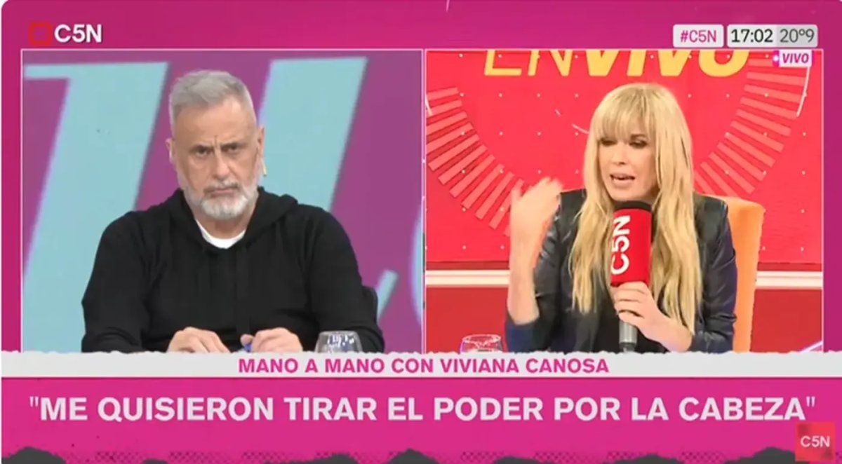 Viviana Canosa dialogó con Jorge Rial y fue categórica: Tienen el c ...