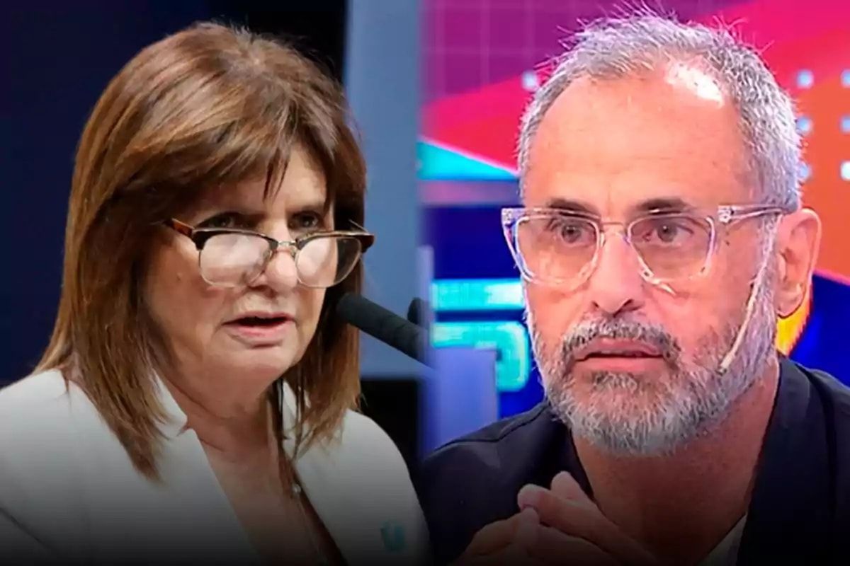 Patricia Bullrich se pisa sola en vivo mientras Jorge Rial promete más pruebas