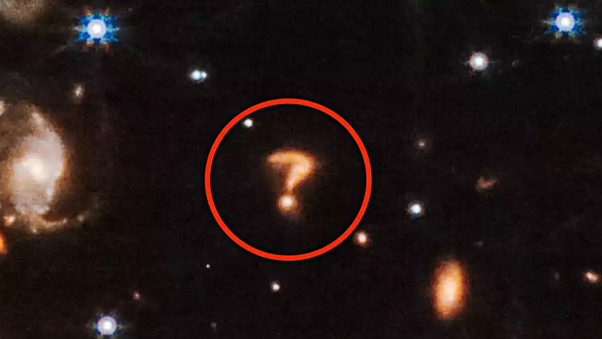 NASA: Apareció signo de interrogación captado por James Web