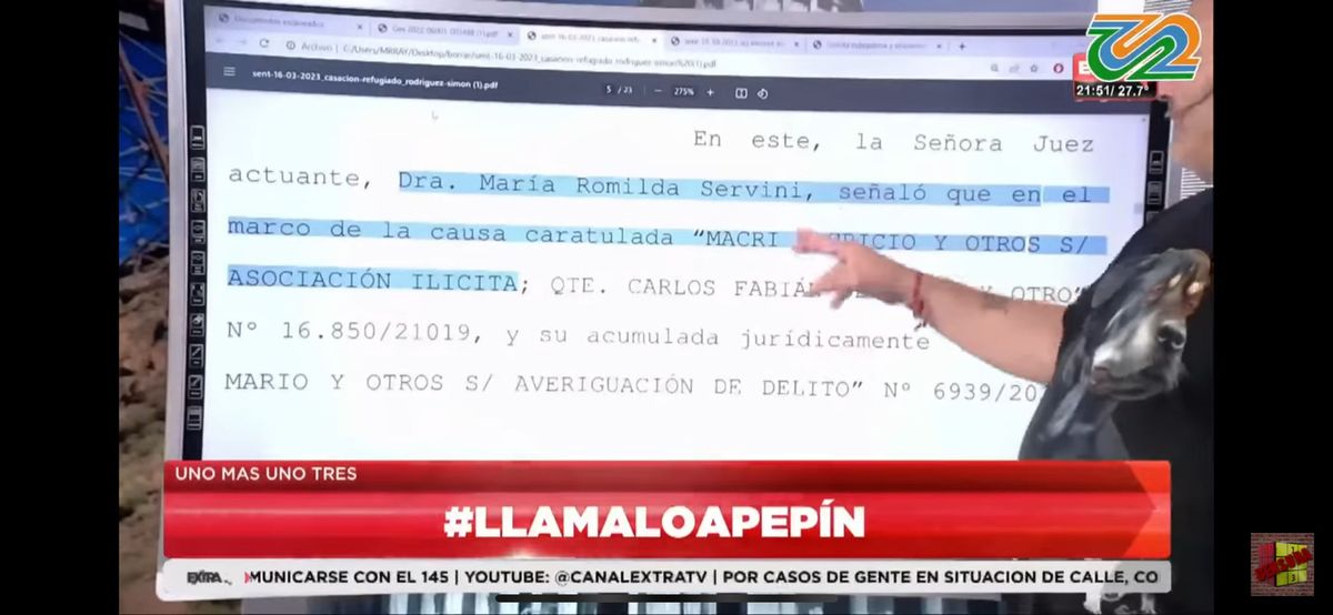 Gerardo Morales, Pepín, María Servini y Mauricio Macri