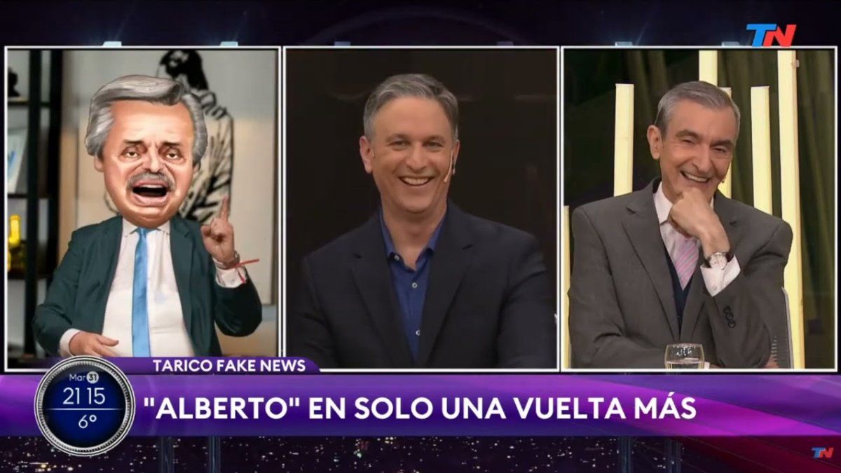TN y Tarico, muy filosos vs. Alberto: Sáquenle el celular