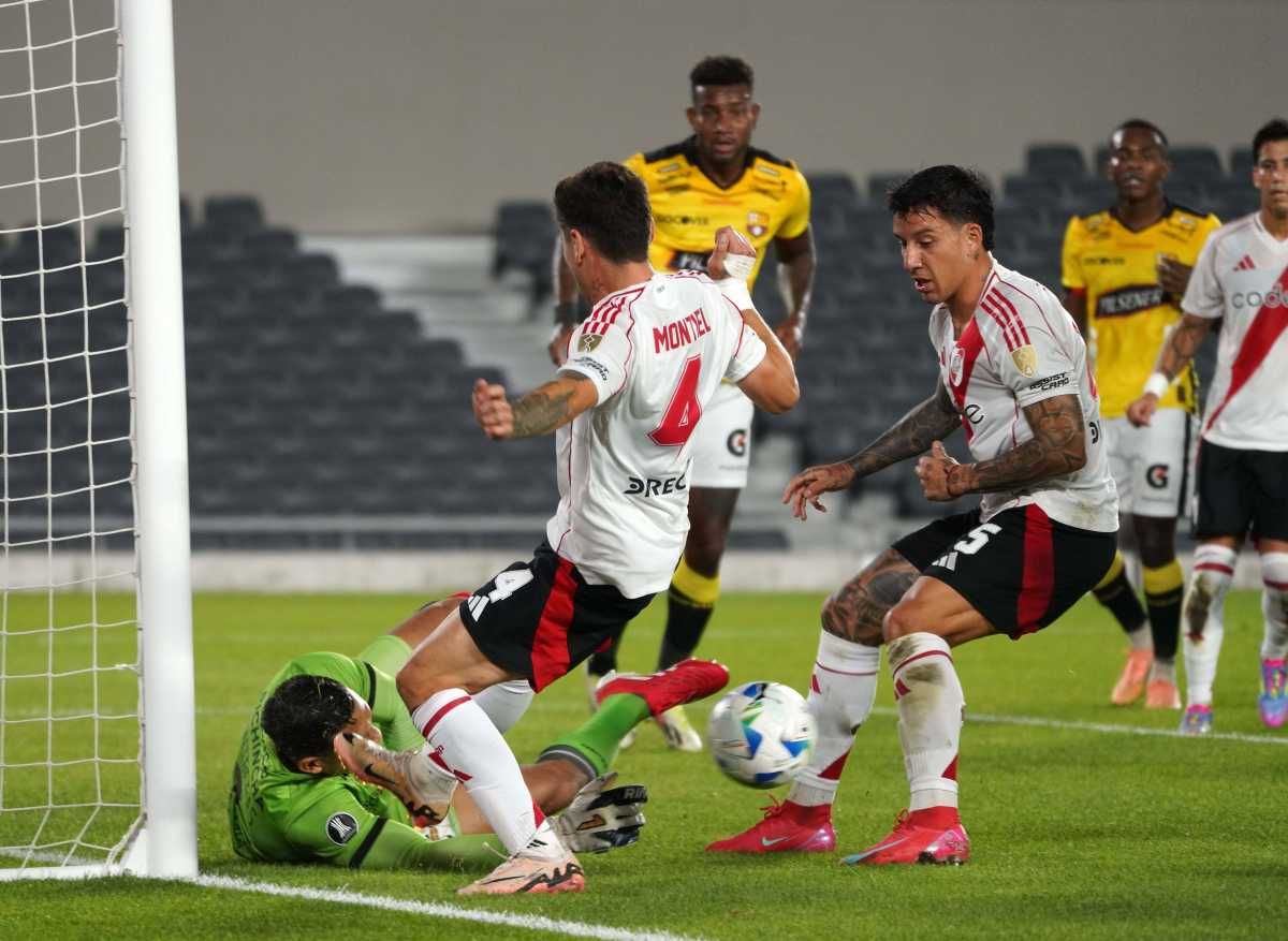 River volvió a quedar en falta y rescató un magro empate vs. Barcelona SC