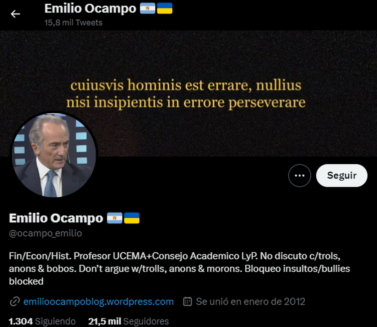 ¿Por qué Javier Milei elogia a Emilio Ocampo?