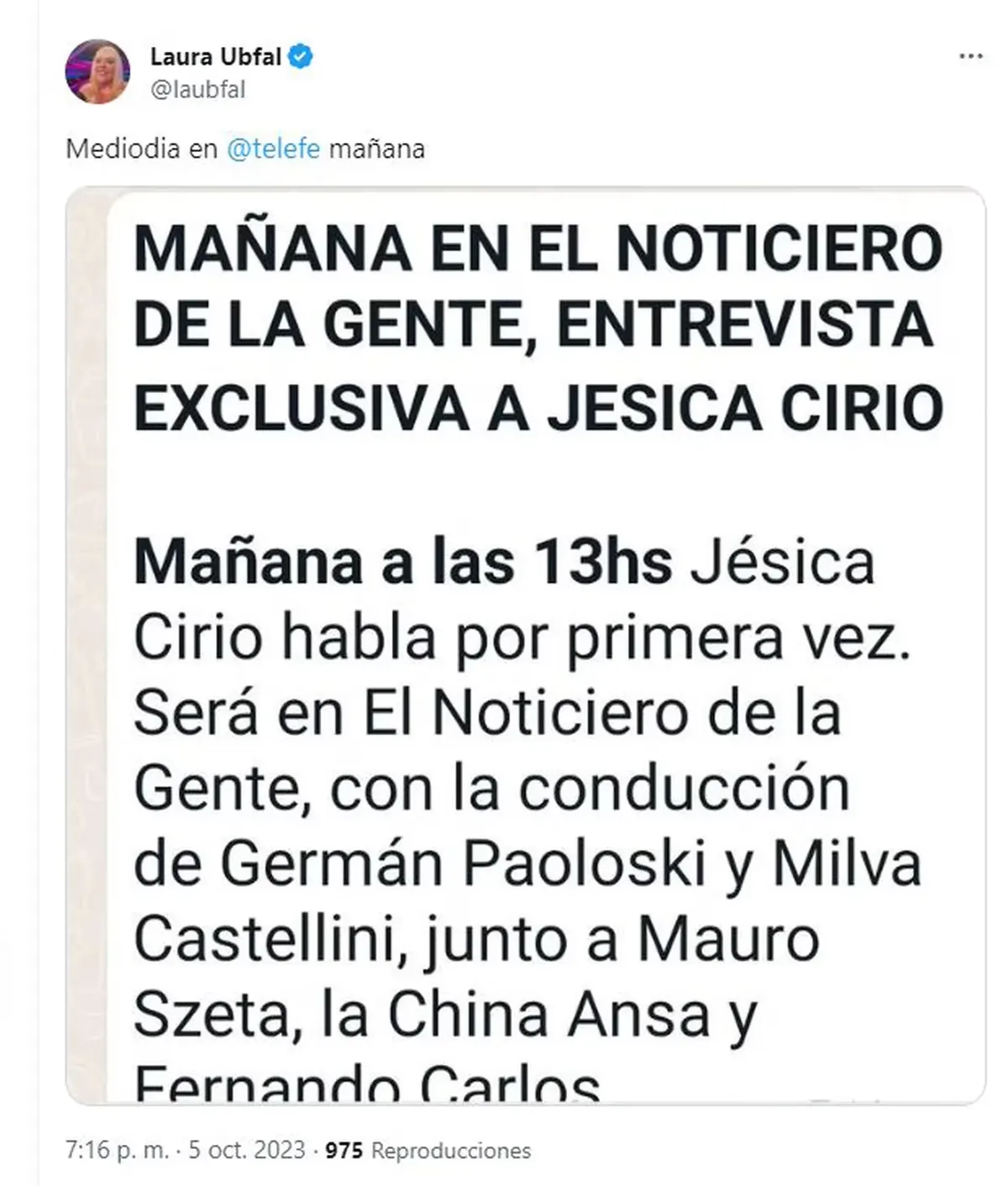 Jésica Cirio: Contundente con Telefe y con nuevo novio