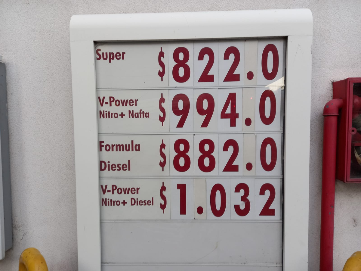 Santa Fe: Cuánto cuesta llenar el tanque de nafta del auto