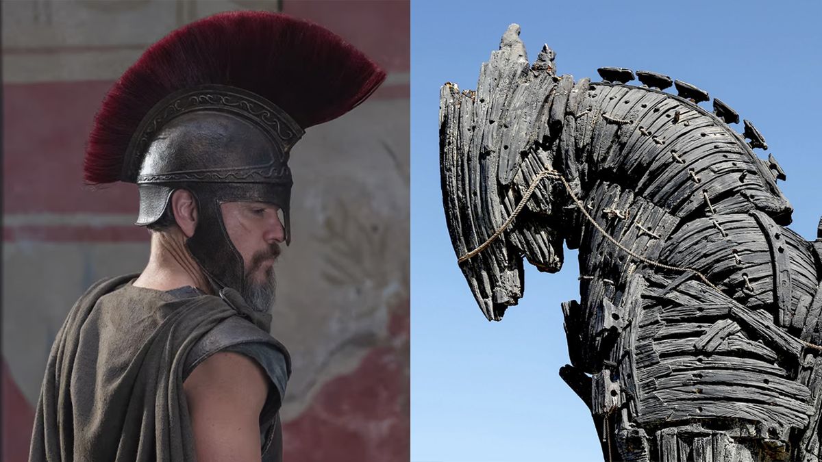 Nolan sorprende con su épico Caballo de Troya en La Odisea: Mirá las fotos