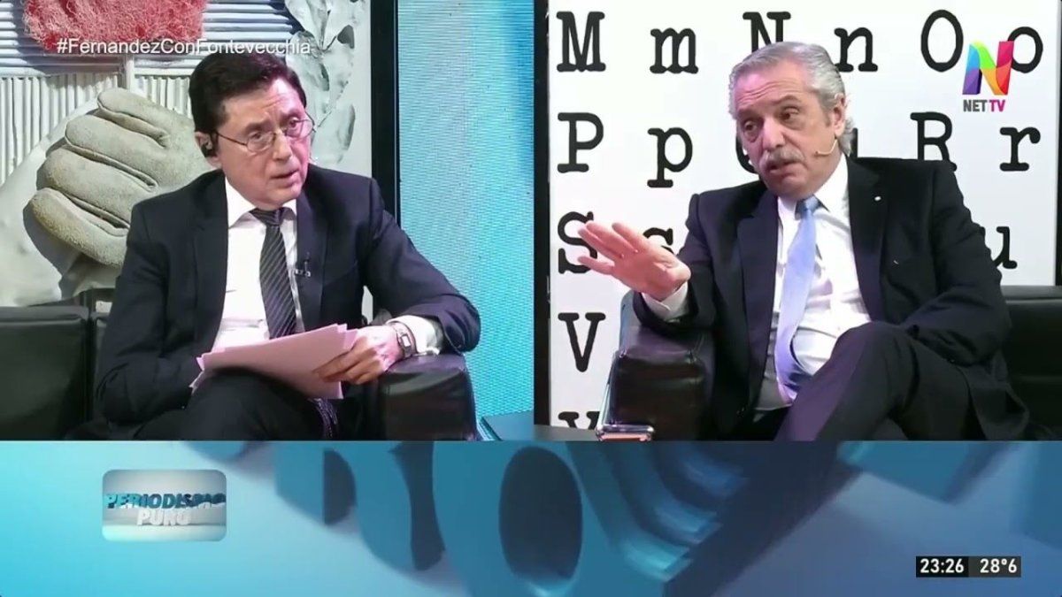 Jorge Fontevecchia incomodó a Alberto Fernández: CFK lo llamó pito duro