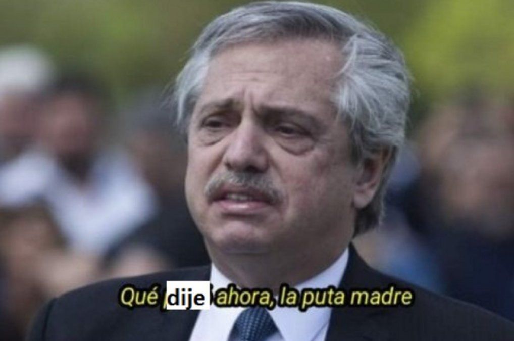 Alberto Fernández olvidó el speech y lo escracharon en redes