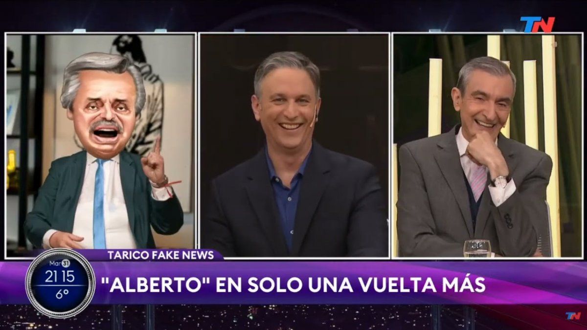 TN y Tarico, muy filosos vs. Alberto: Sáquenle el celular