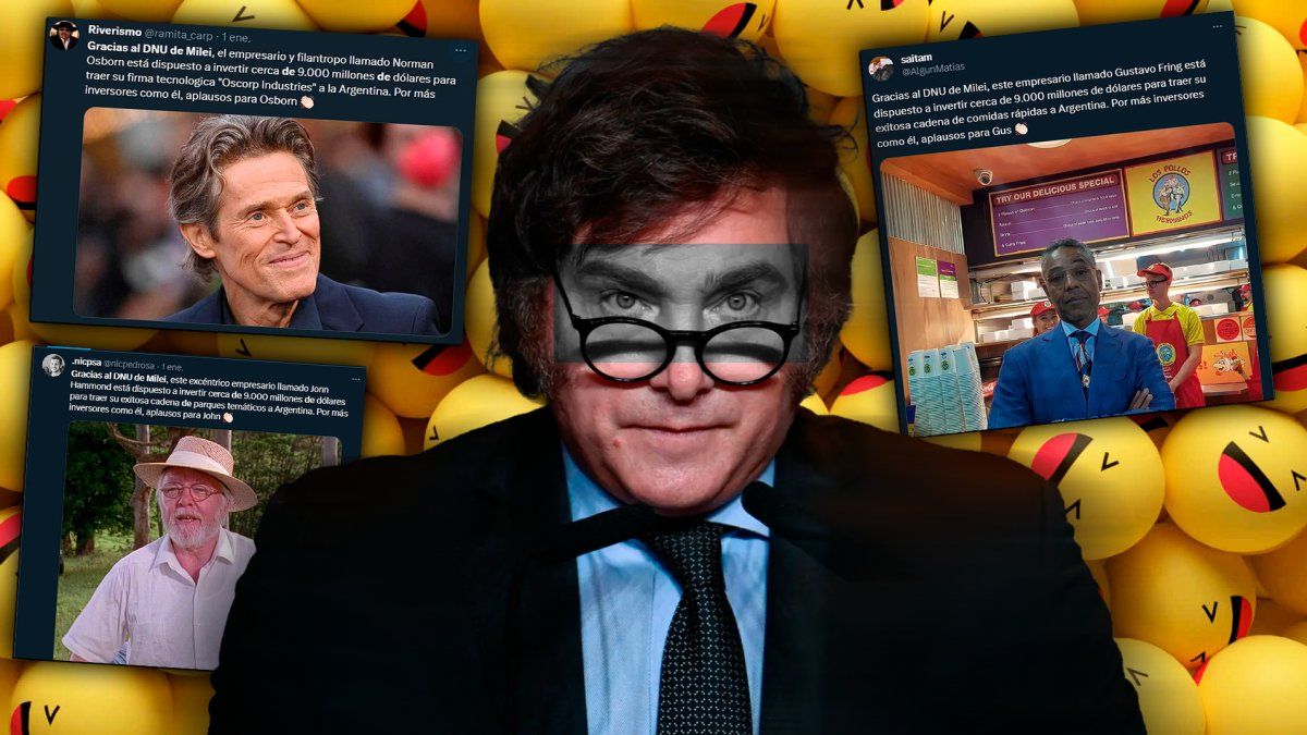 Llovieron memes y burlas contra Javier Milei por ley ómnibus