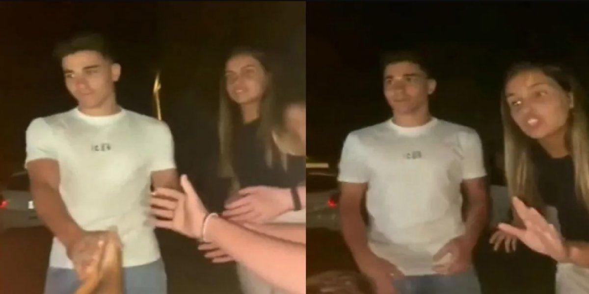 Grinch: La novia de Julián Álvarez mala onda con unos nenes