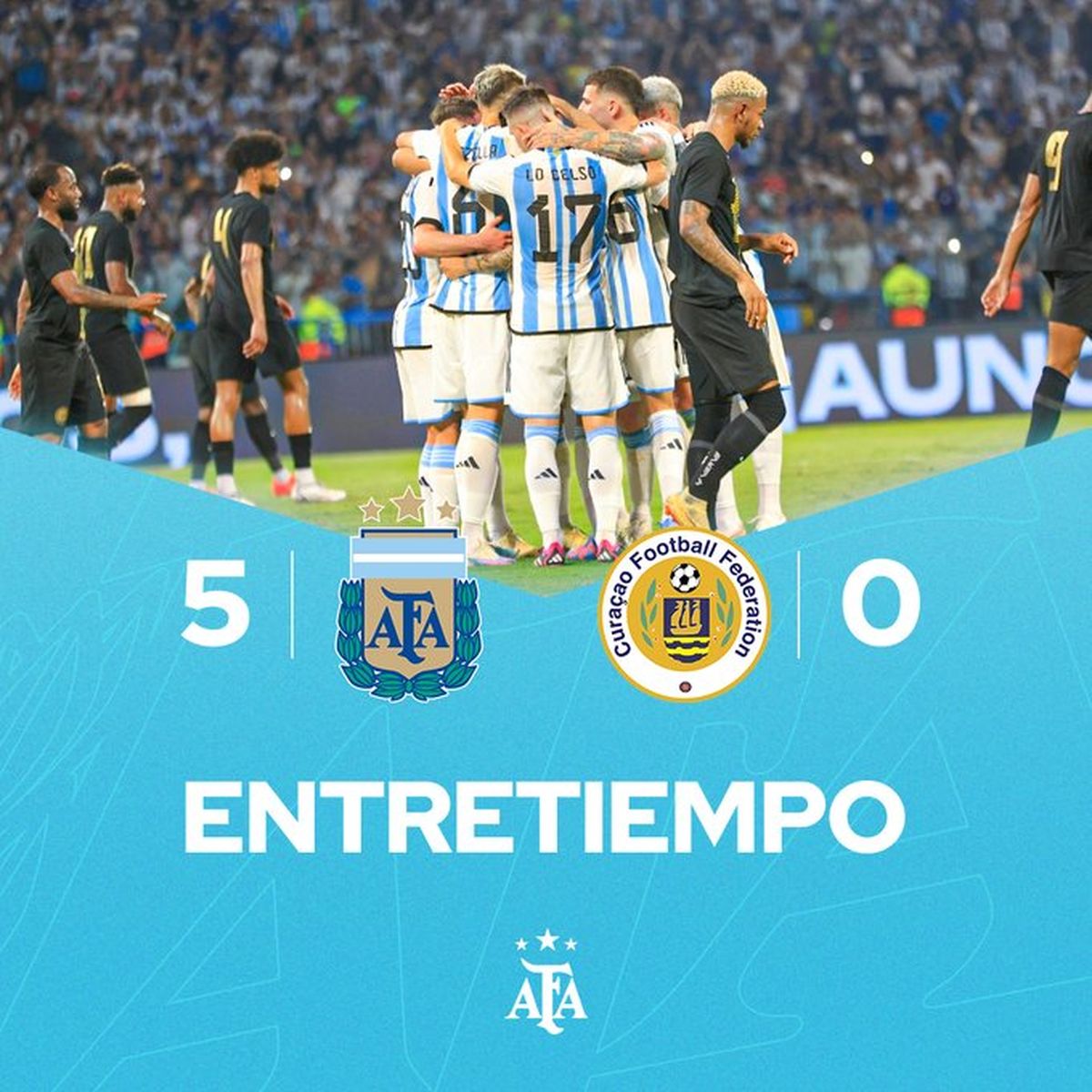 La Scaloneta-show: Messi con 100 goles y foto política