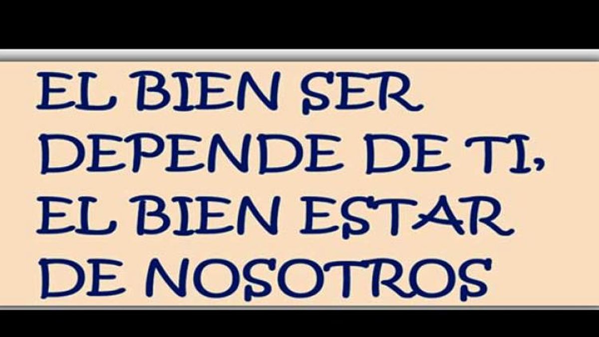 De la cultura del bien-estar a la cultura del bien-ser