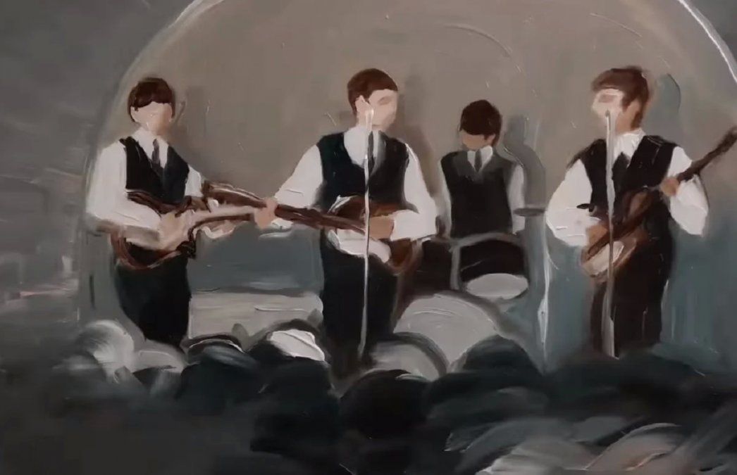 Im only sleeping: The Beatles fue pintado 1300 veces a mano