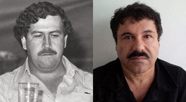 Pablo Escobar vs. el Chapo Guzmán