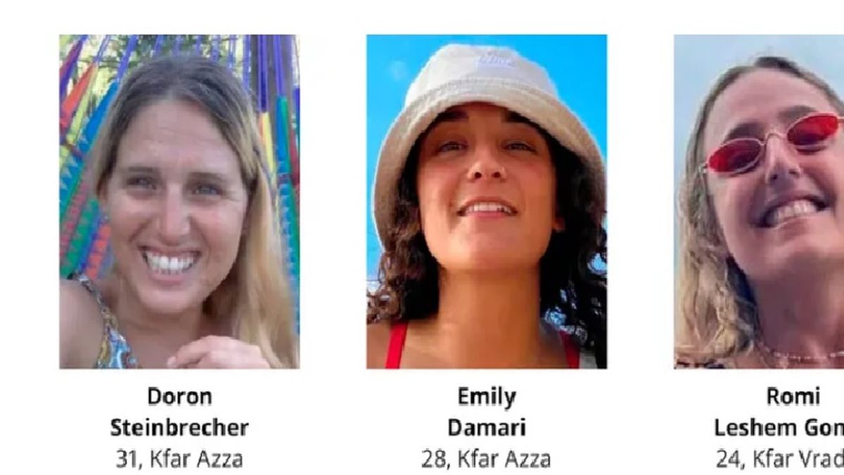 Doron Steinbrecher, Emily Damari y Romi Gonen son los rehenes israelíes ...