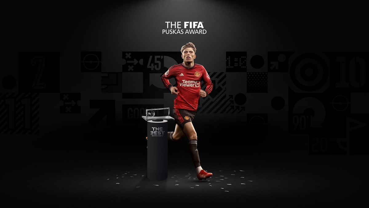 The Best: por este golazo de chilena Alejandro Garnacho ganó el Premio ...