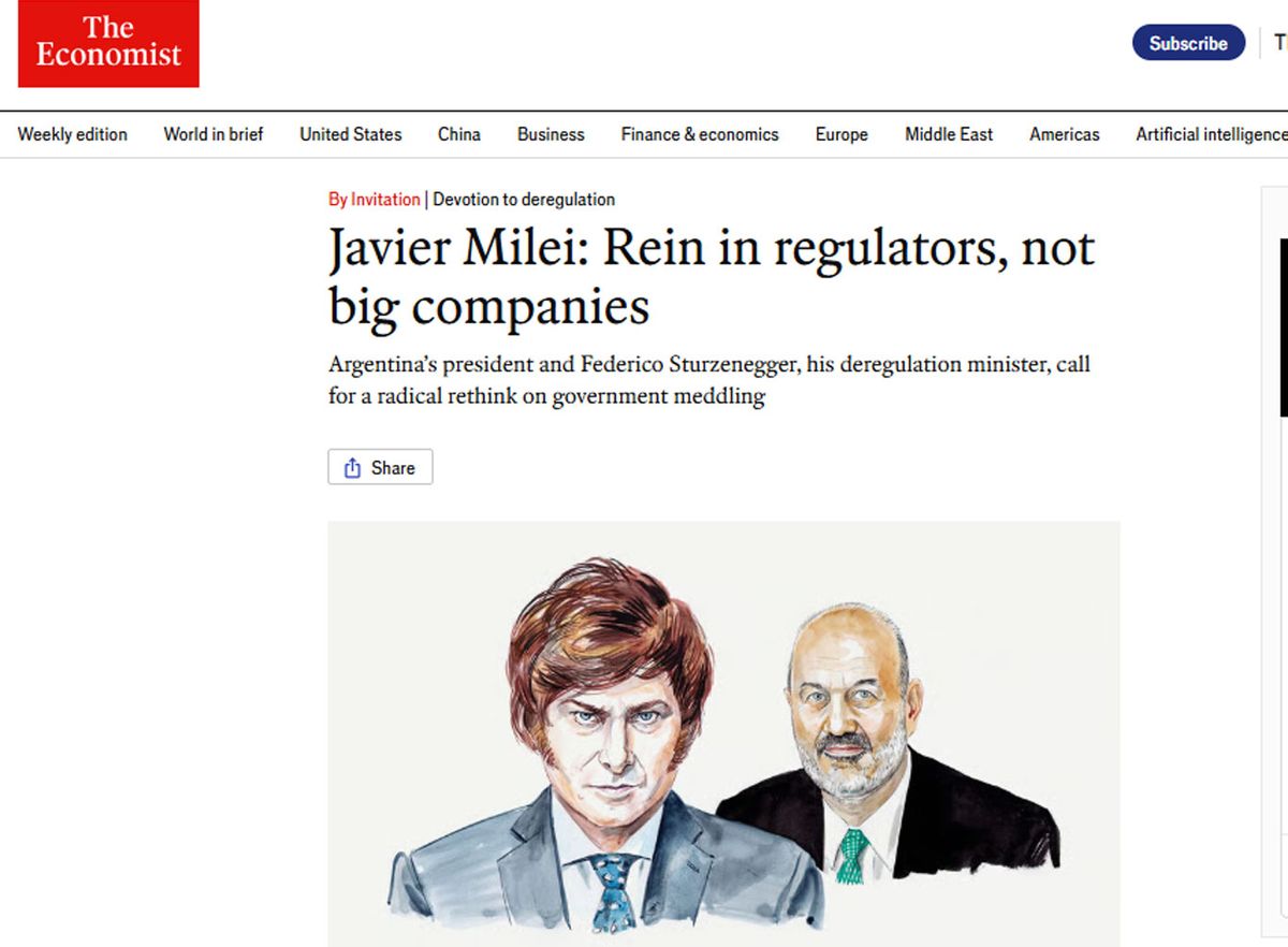 De The Economist a la NASA: Javier Milei se contradice... como todos ...