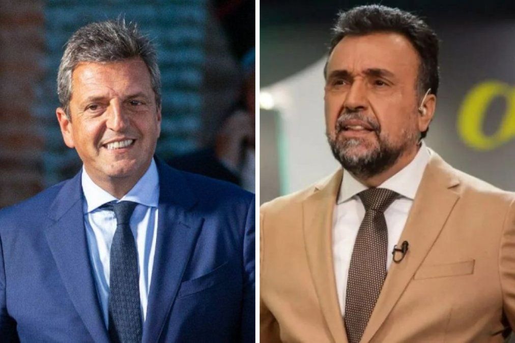 Roberto Navarro llora por Massa y preguntan por la pizzería