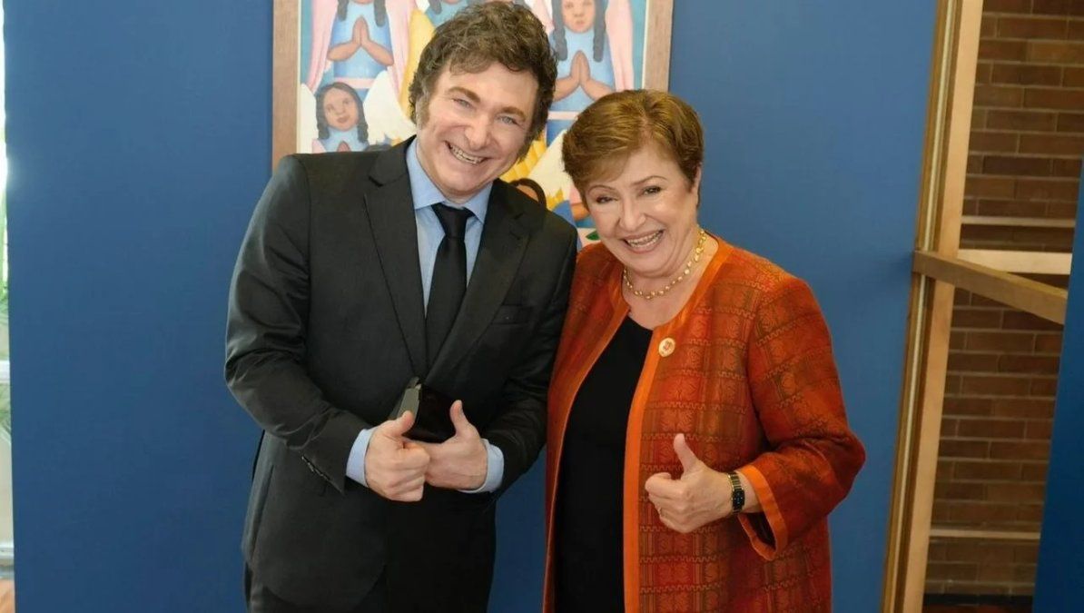 Georgieva: El FMI evalúa usar DEG de USA para rescatar a Milei
