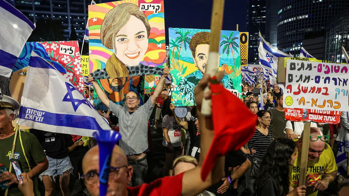 Clamor en Israel por una paz que Benjamin Netanyahu no concede