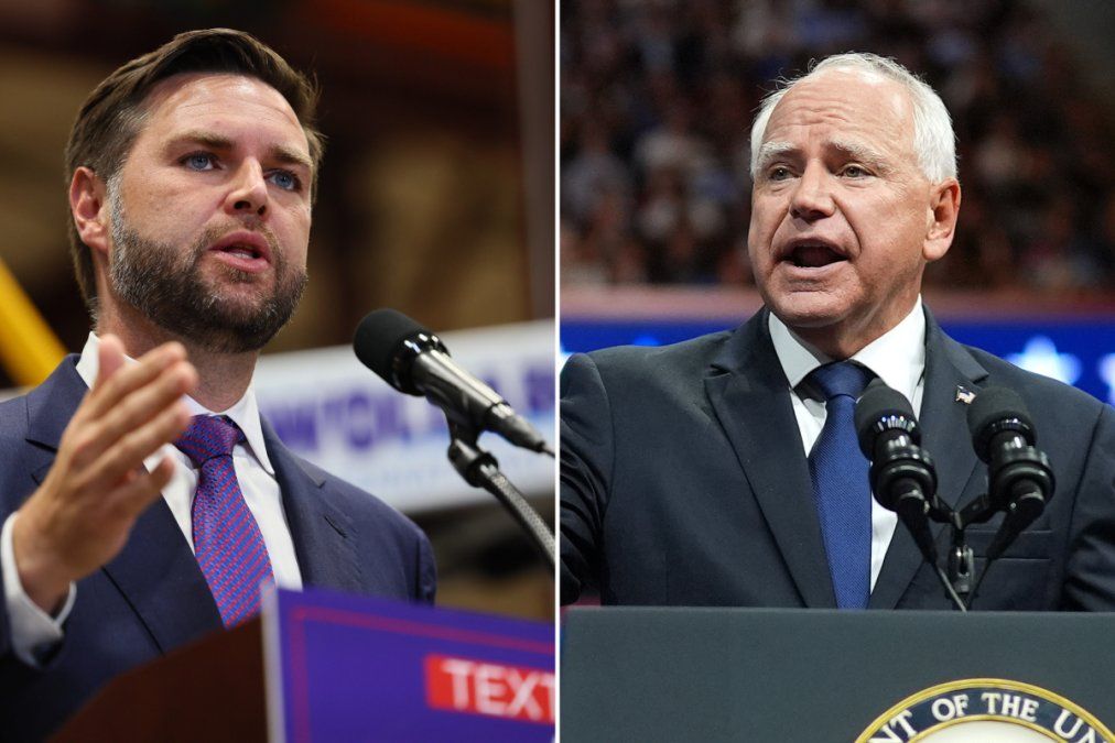 Debate confirmado Tim Walz-J. D. Vance y éste lo desafió a otro