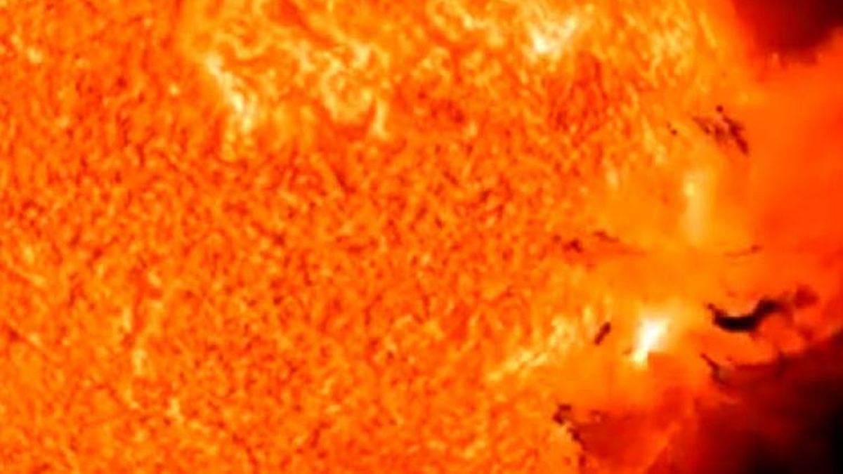 Impactante video de una explosión solar