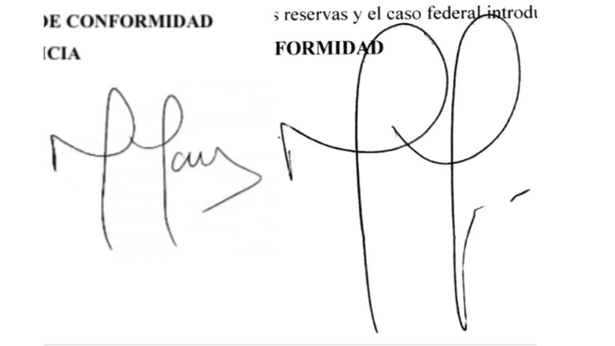 Diferencias en las firmas de Mauricio Macri: Piden pericia