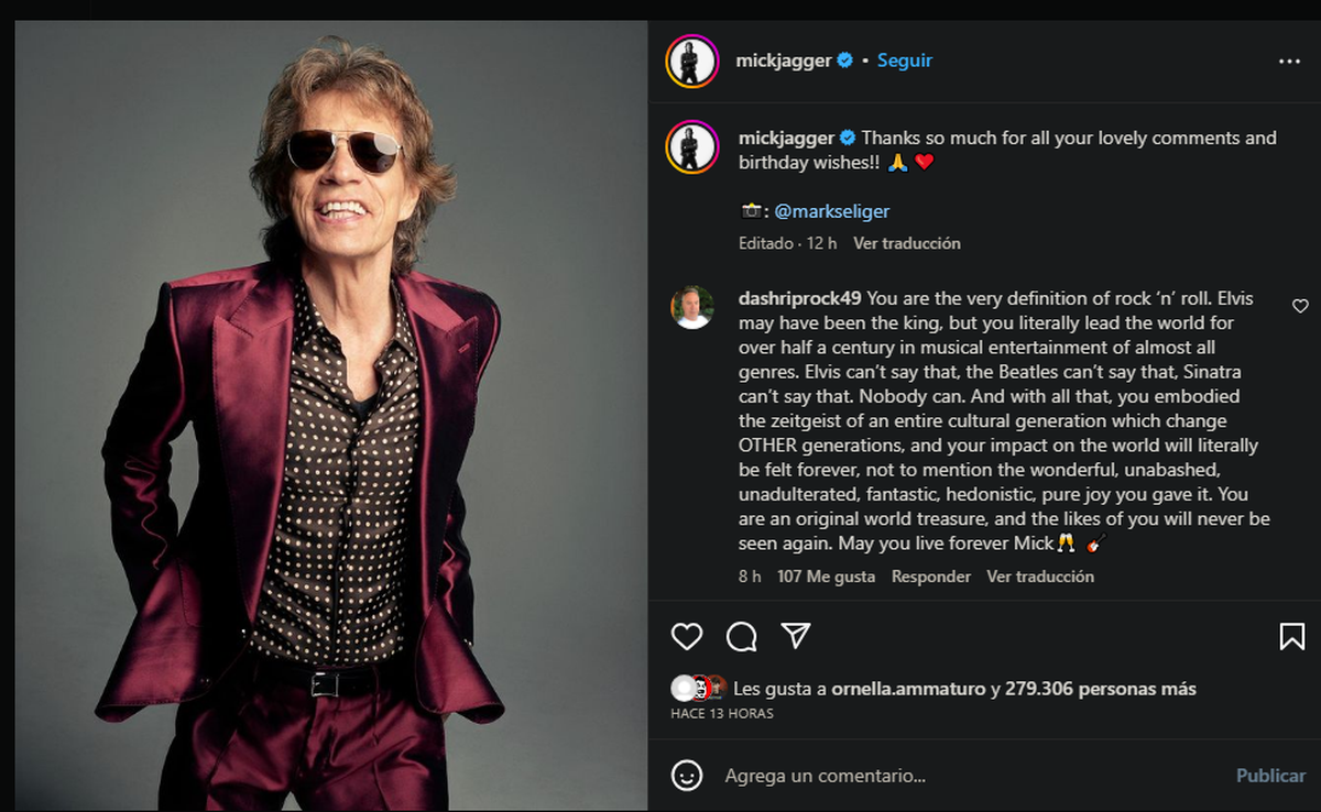 Mick Jagger cumple 80 años: El extraterrestre del rock