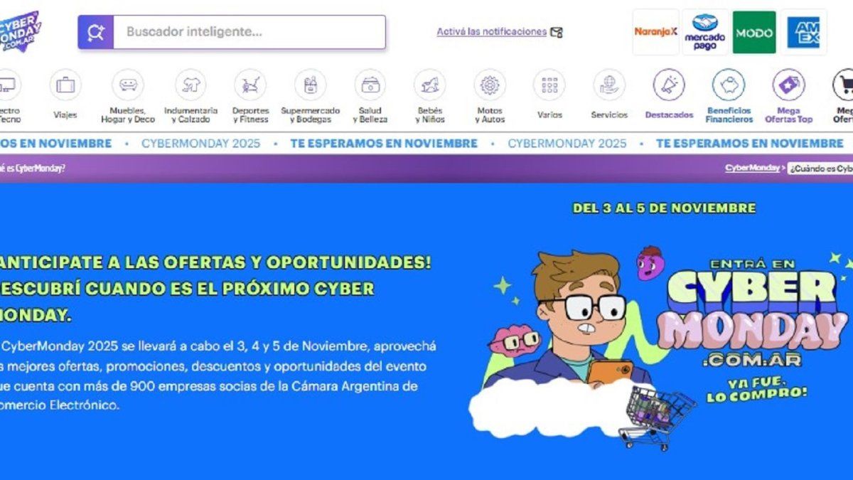 CyberMonday 2025 en Argentina: Fechas confirmadas y ofertas arrasadoras