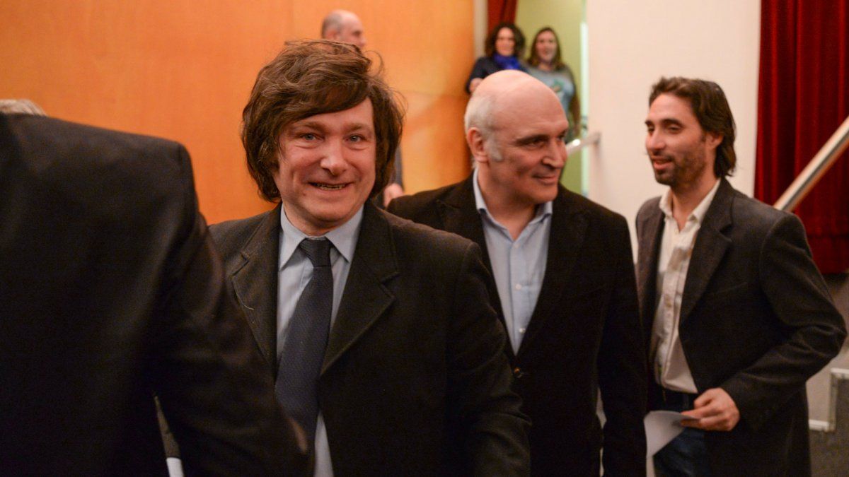 Javier Milei disparó las candidaturas de Espert y Adorni en PBA