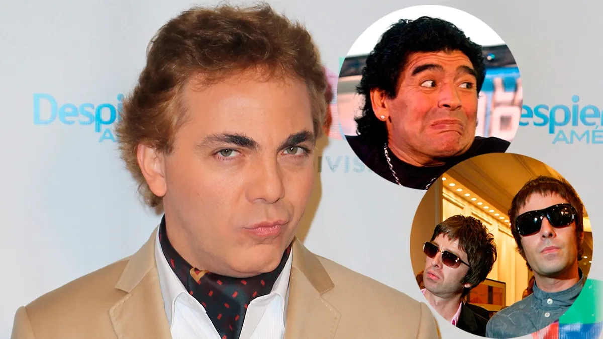 Cristian Castro y la fiesta nudista con Diego Maradona y Oasis