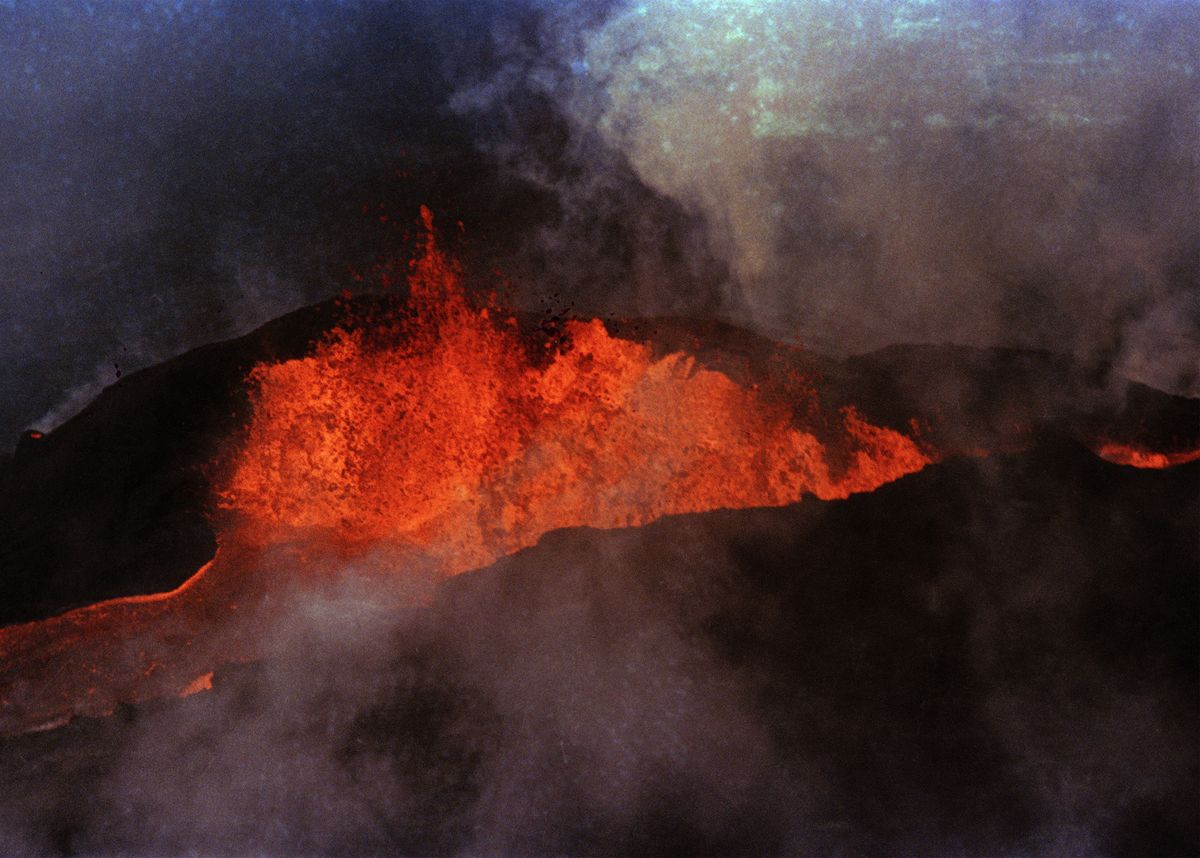 Erupción del Mauna Loa, el volcán más grande del mundo