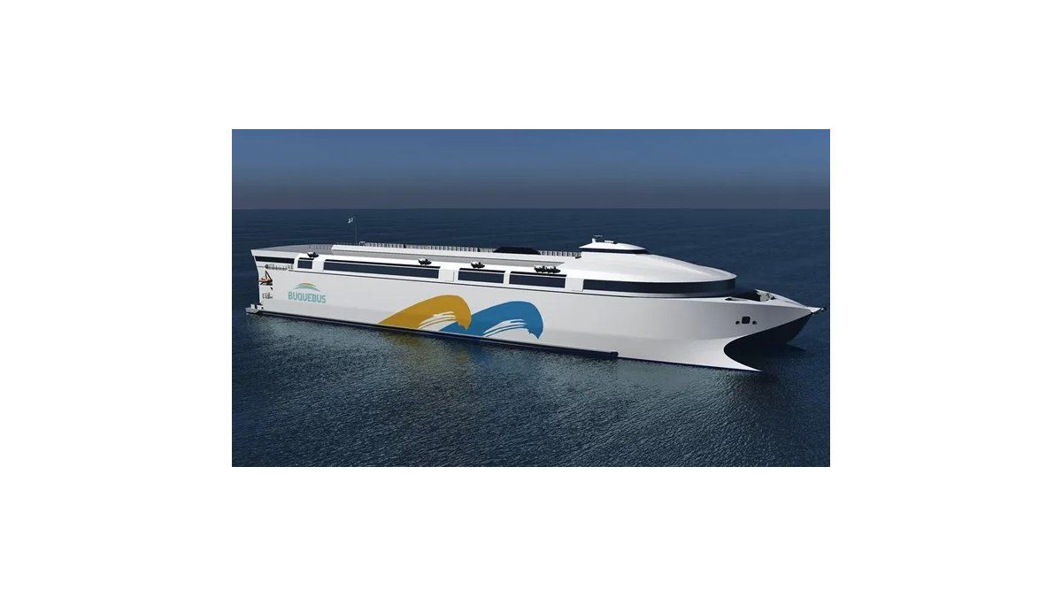 Buquebus cruzará a Uruguay con un ferry 100% eléctrico