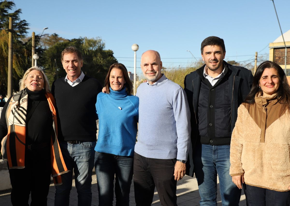 Juntos, Larreta, Elisa Carrió y Diego Santilli ampliando JxC