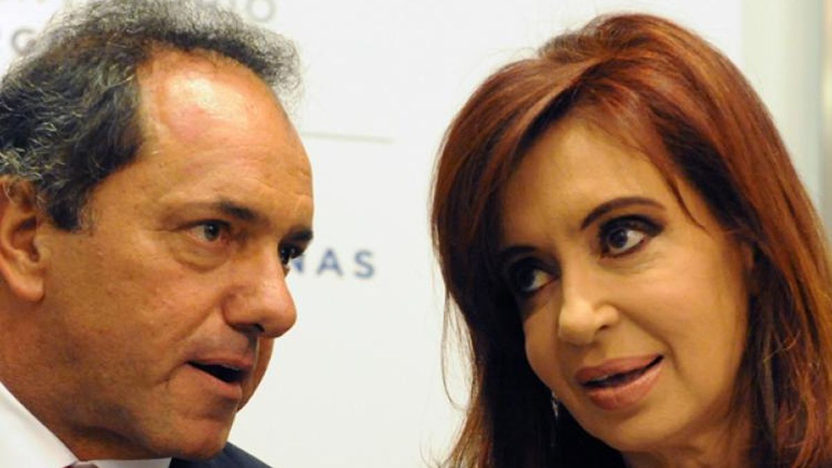 1er. encuentro Cristina-Scioli, después de la crisis y antes del incendio