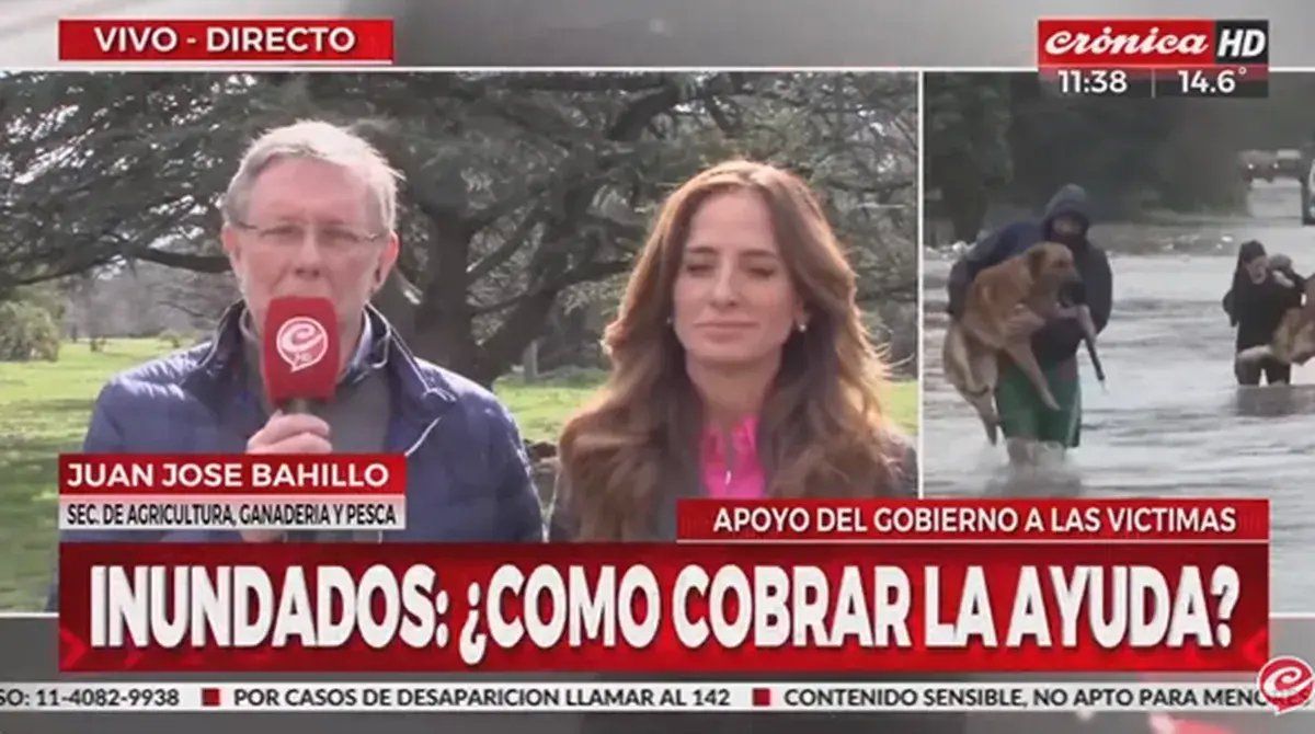 Reapareció Tolosa Paz y Chiche Gelblung la cortó en vivo