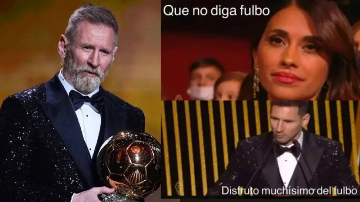 Los memes también hicieron su aparición en el Balón de Oro 2023