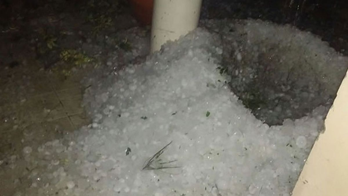 Una ciudad santiagueña destrozada por el granizo: Nunca vi algo igual