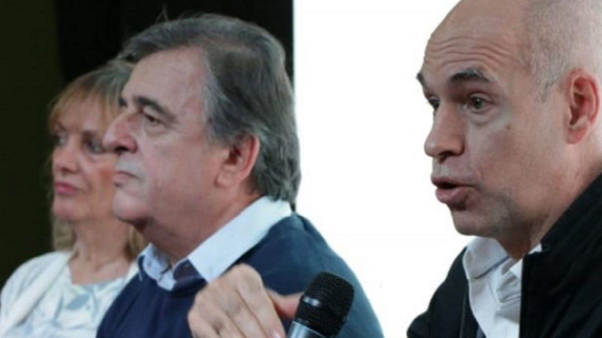 Gustavo Santos y Mario Negri, con apoyo pleno en el puerto