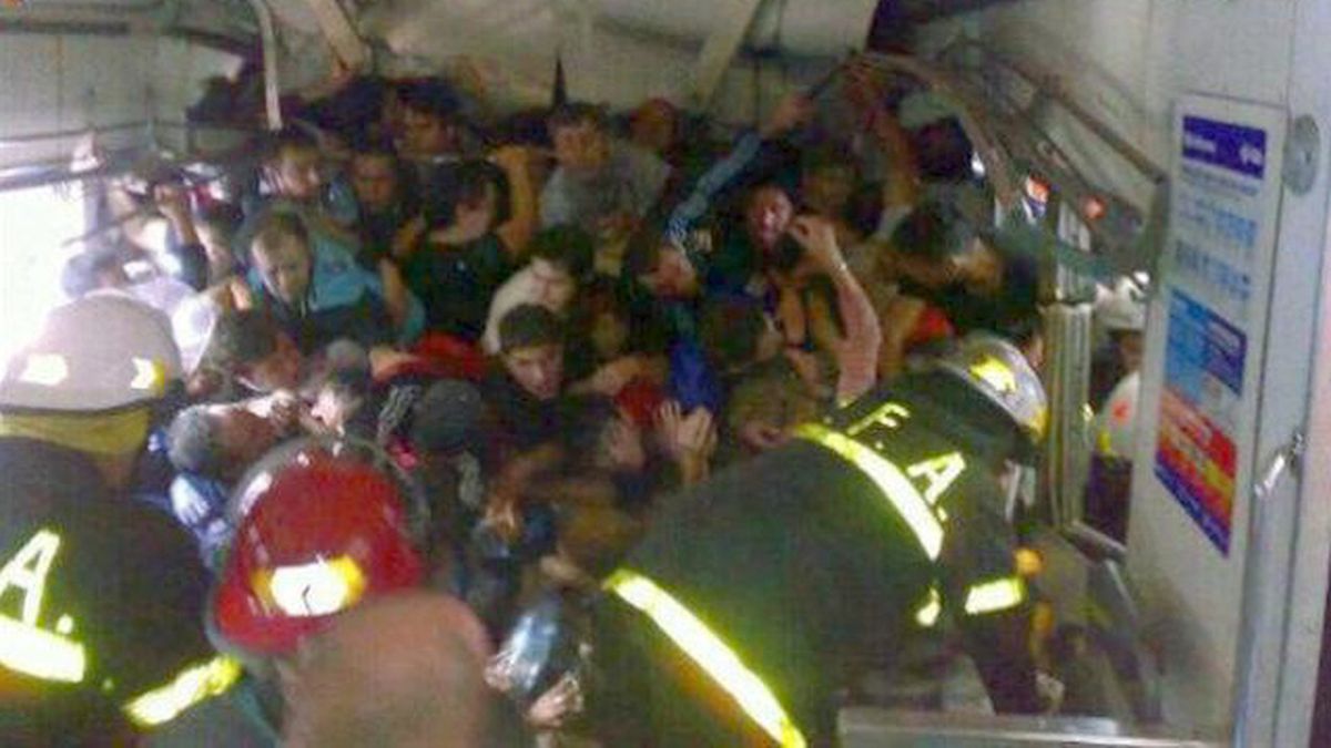 Impactante video de la gente atrapada en la Tragedia de Once