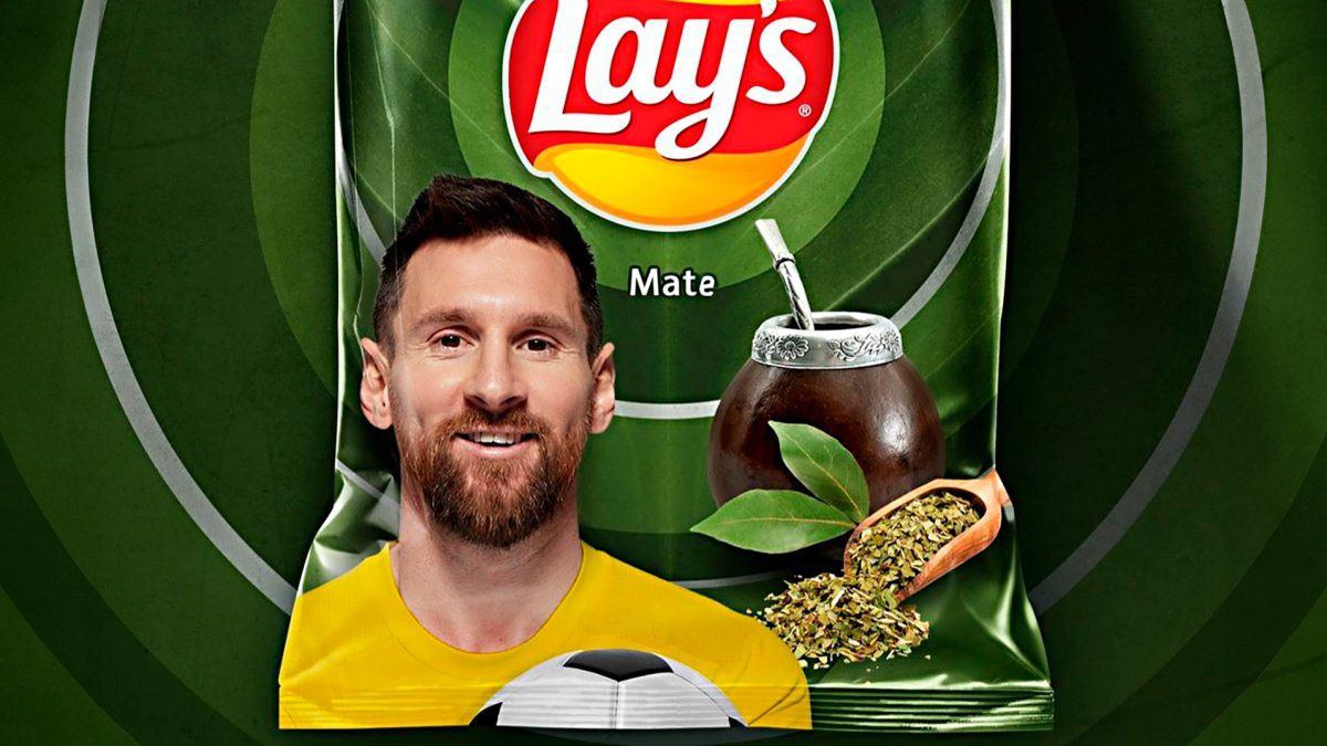 Lionel Messi promociona unas papas sabor mate y rompe todo