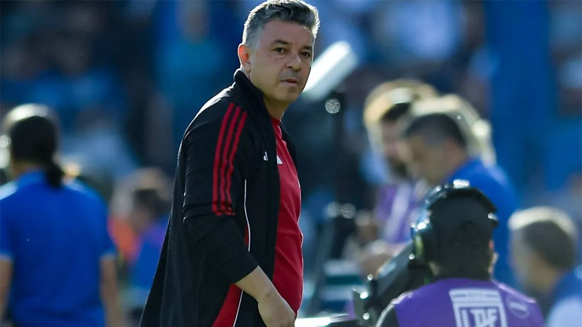 Muy nervioso Marcelo Gallardo y se pelea con un periodista tras el ...