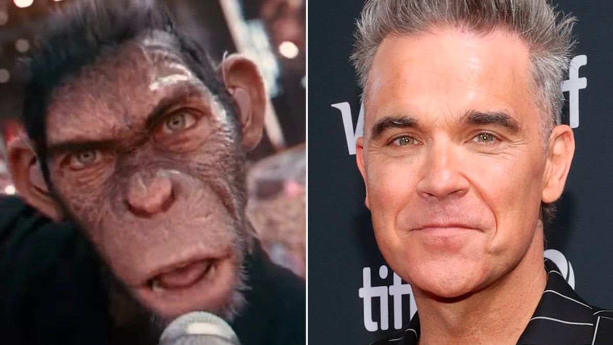 El cantante Robbie Williams protagonizará su biopic como un mono ...
