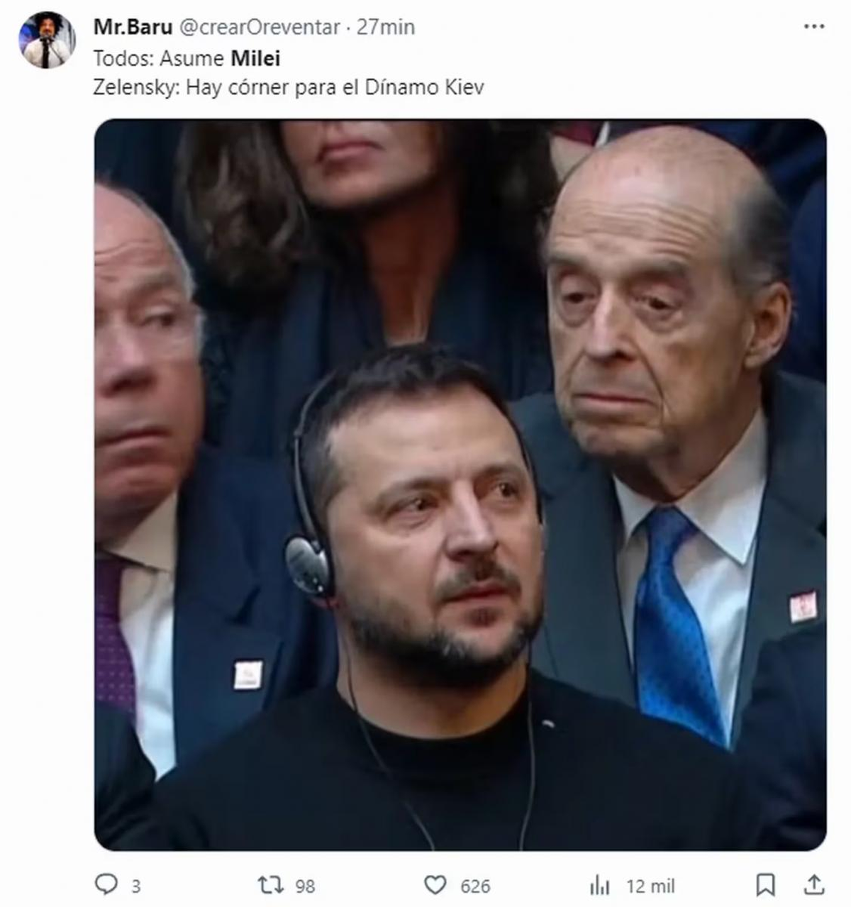 Los memes estallaron por la asunción de Javier Milei