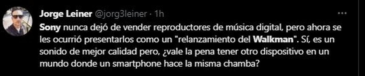 Sony relanza el Walkman: Fracaso comercial, ya hay quejas