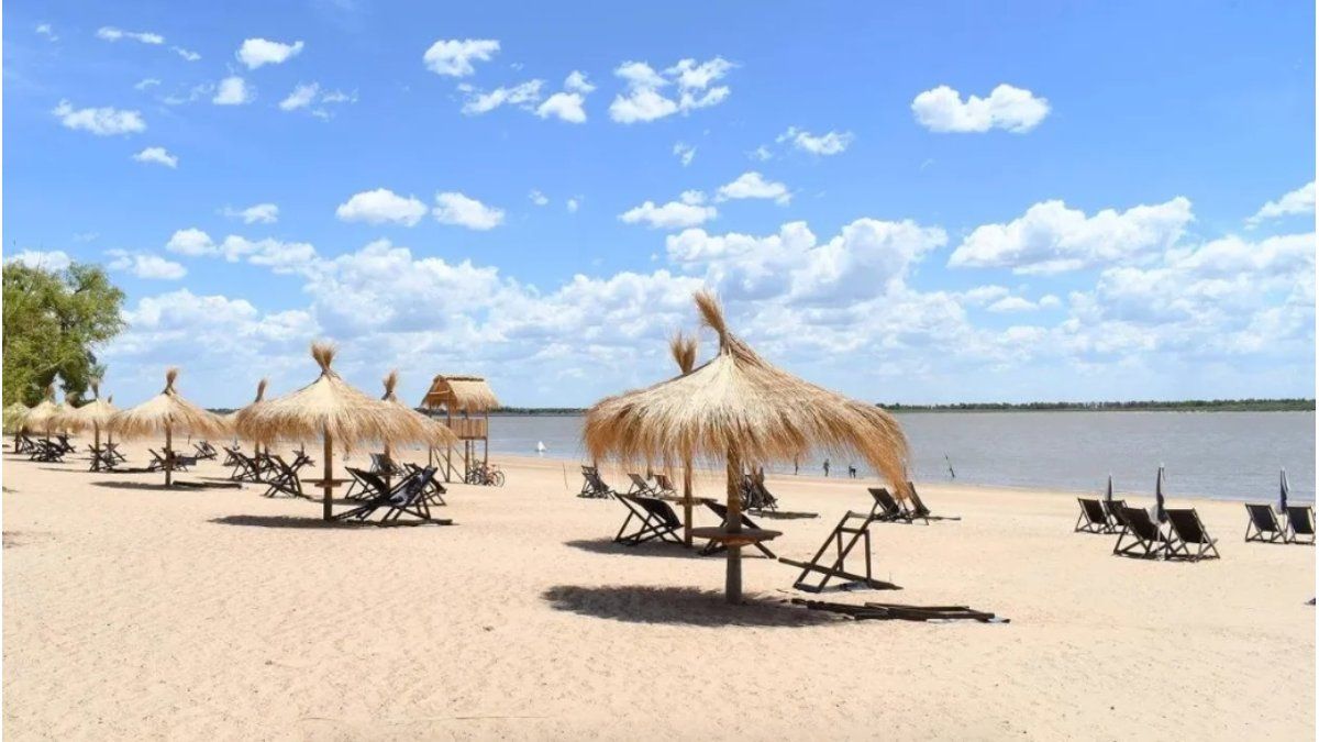 La espectacular playa de arena blanca en Buenos Aires