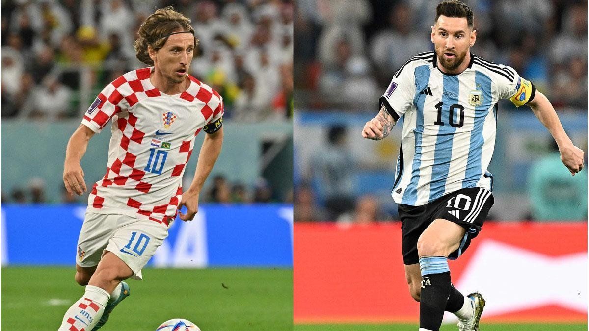 Lionel Messi vs. Luka Modric; Martínez vs. Livaković
